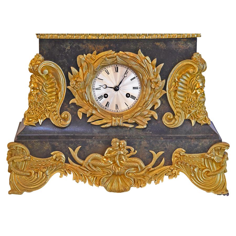 French Rocking Ship Automaton Clock - Renaissance Antiques