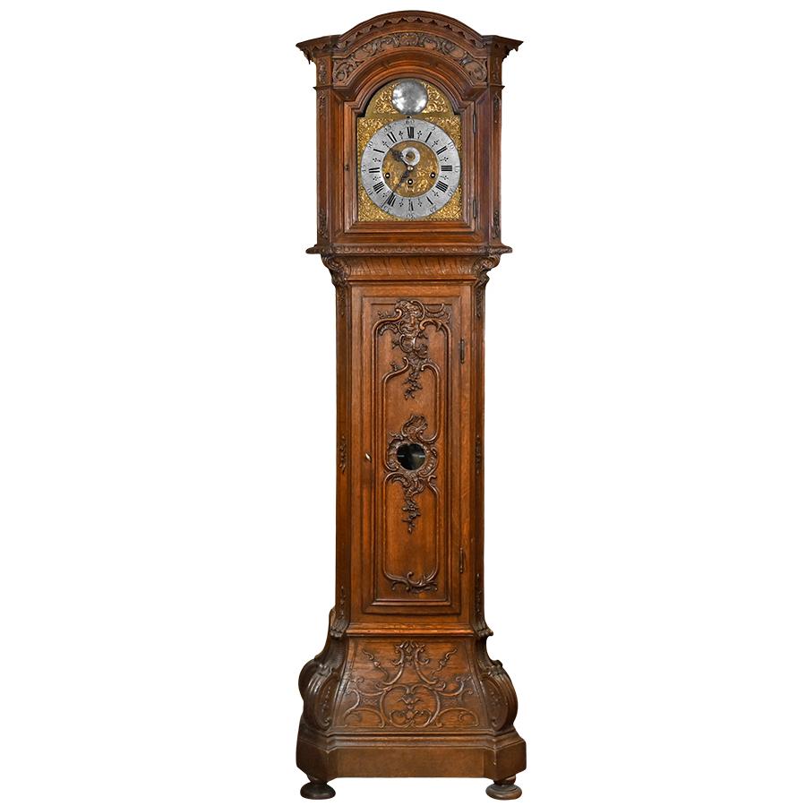 18th Century Belgian Louis XV Musical Tall Case Clock - Renaissance ...