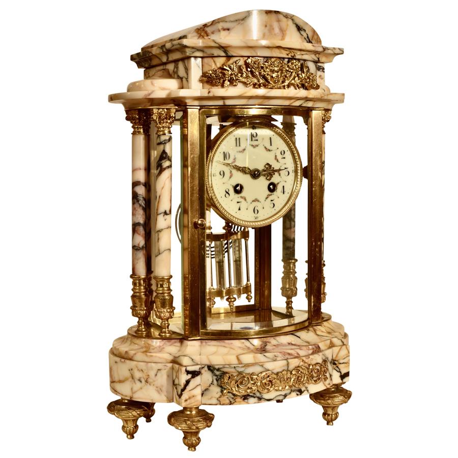 French Garniture Clock Set - Renaissance Antiques