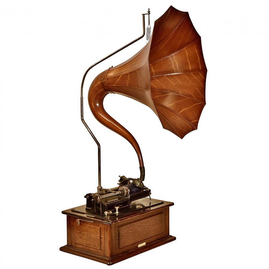 American Edison Triumph Model 2 and 4 Minute Cylinder Phonograph ...