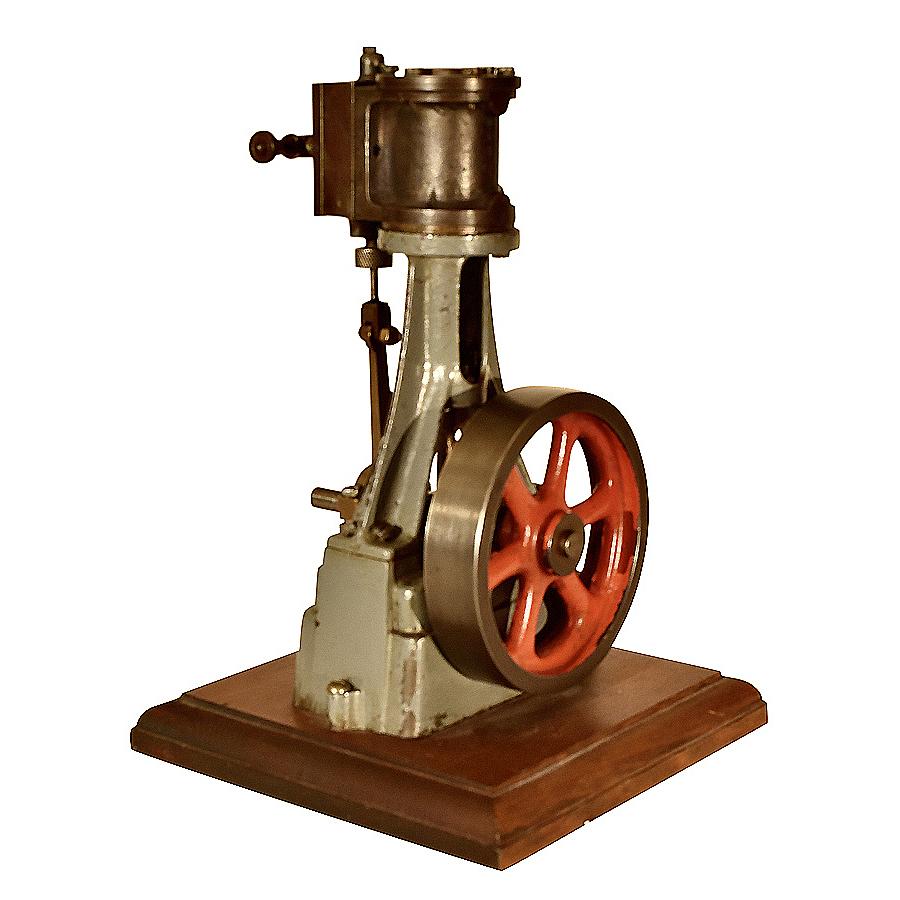 American Single Piston Model Steam Engine - Renaissance Antiques