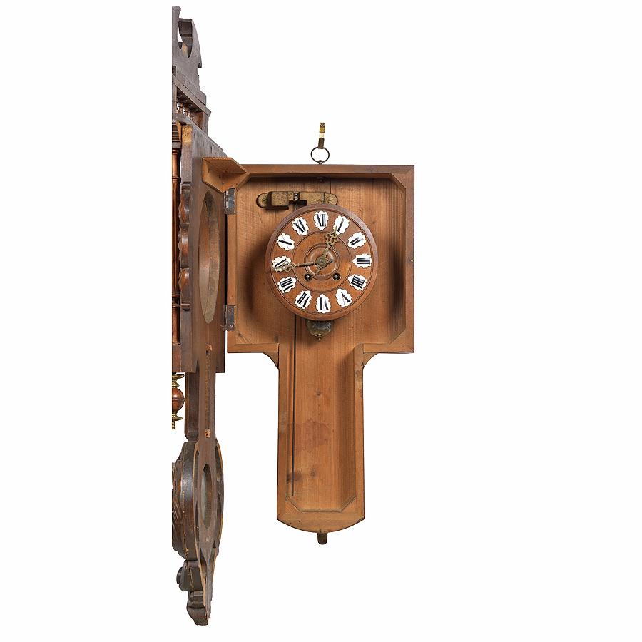 French Time and Weather Wall Clock - Renaissance Antiques