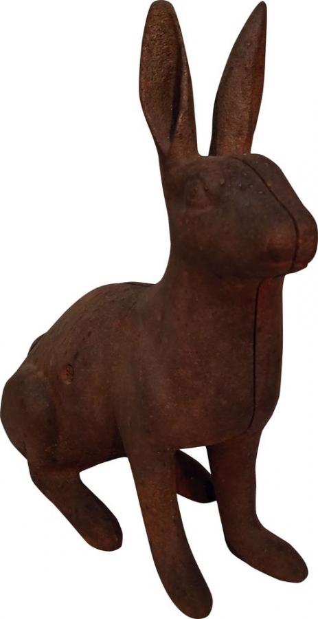 American Cast Iron Rabbit Doorstop - Renaissance Antiques