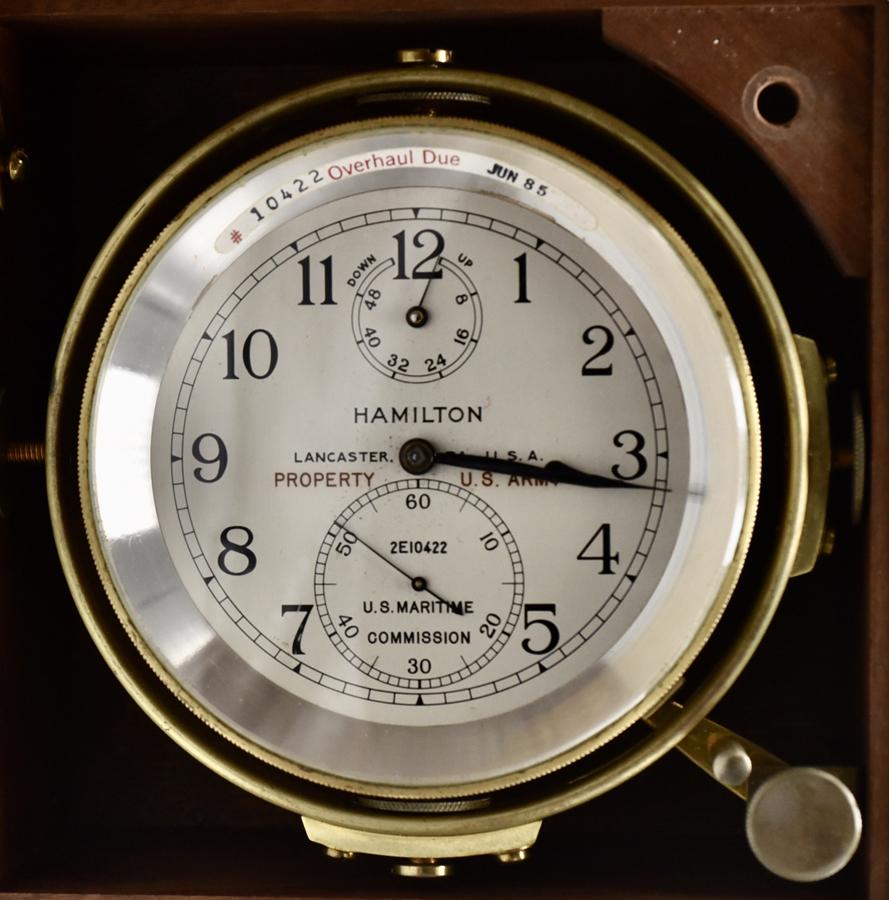 American Hamilton Model 21 Marine Chronometer - Renaissance Antiques
