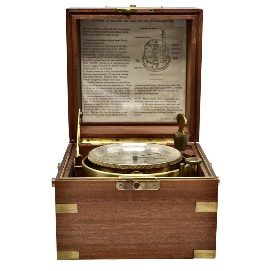 American Hamilton Model 21 Marine Chronometer - Renaissance Antiques