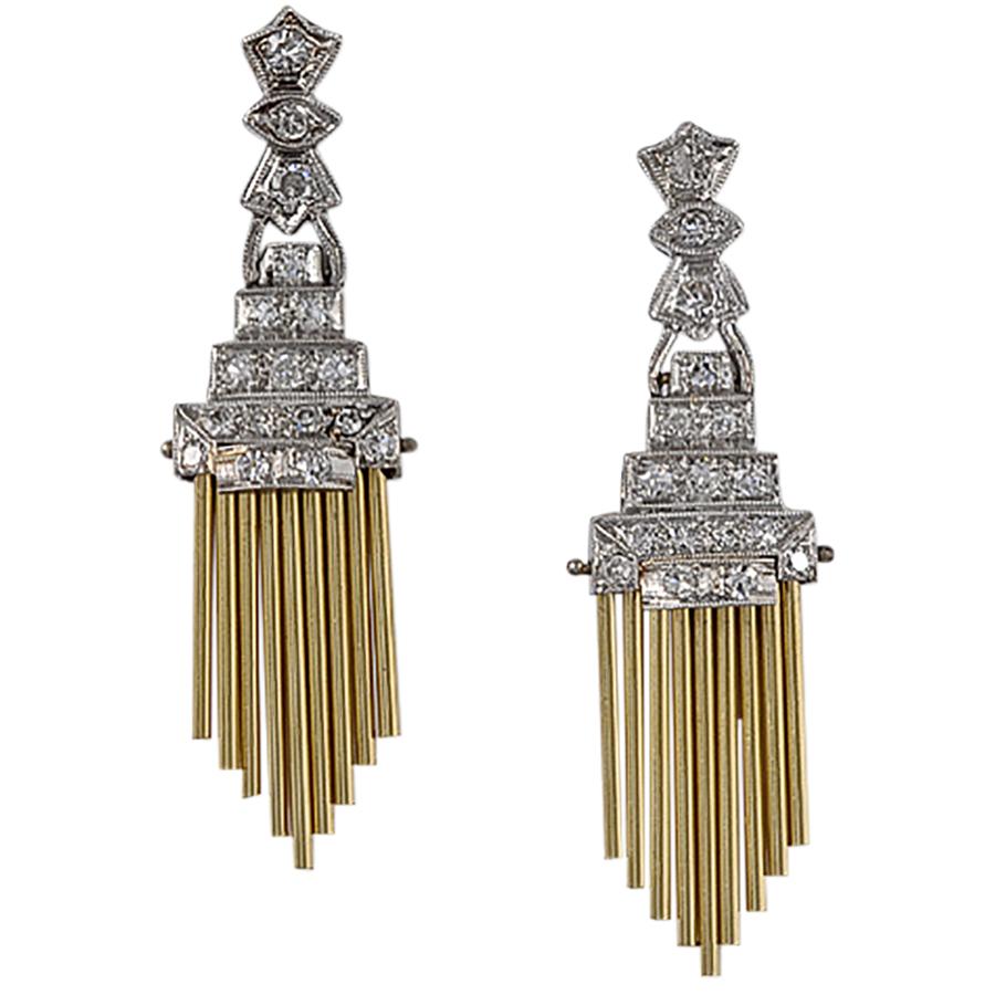 Organ Pipe Earrings - Renaissance Antiques