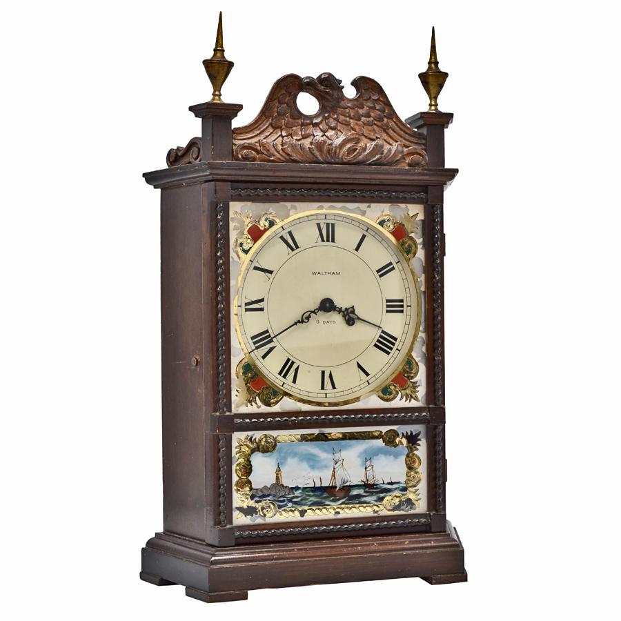 American Waltham Miniature Colonial Style Shelf Clock - Renaissance ...