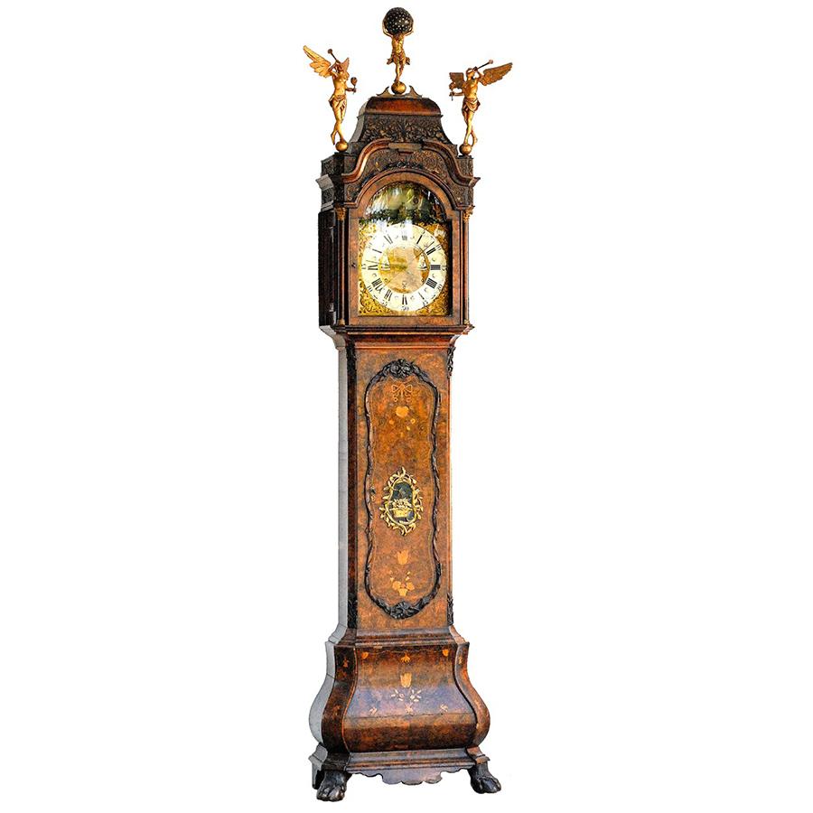Dutch Musical and Astronomical Tall Case Clock by Jan Henkels ...