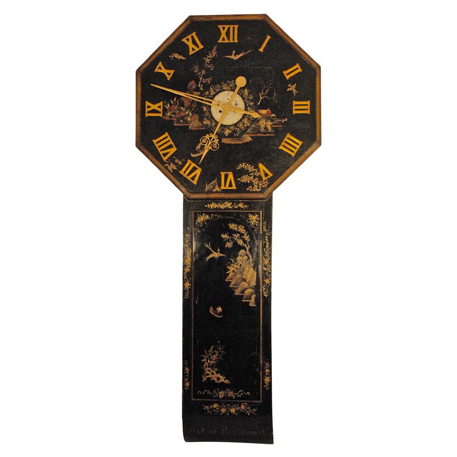 English Monumental Act of Parliament Wall Clock - Renaissance Antiques