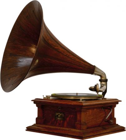 American 78 RPM Victor Talking Machine With Oak Horn Model V ...