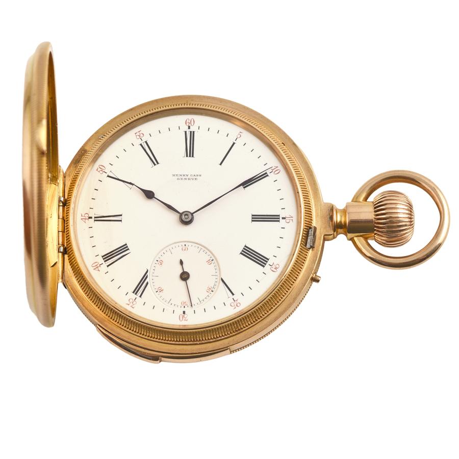 Swiss Quarter-Hour Repeating Pocket Watch by Henry Capt - Renaissance ...