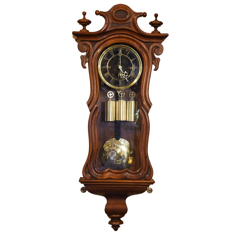 German Rare Dwarf Serpentine Wall Clock - Renaissance Antiques